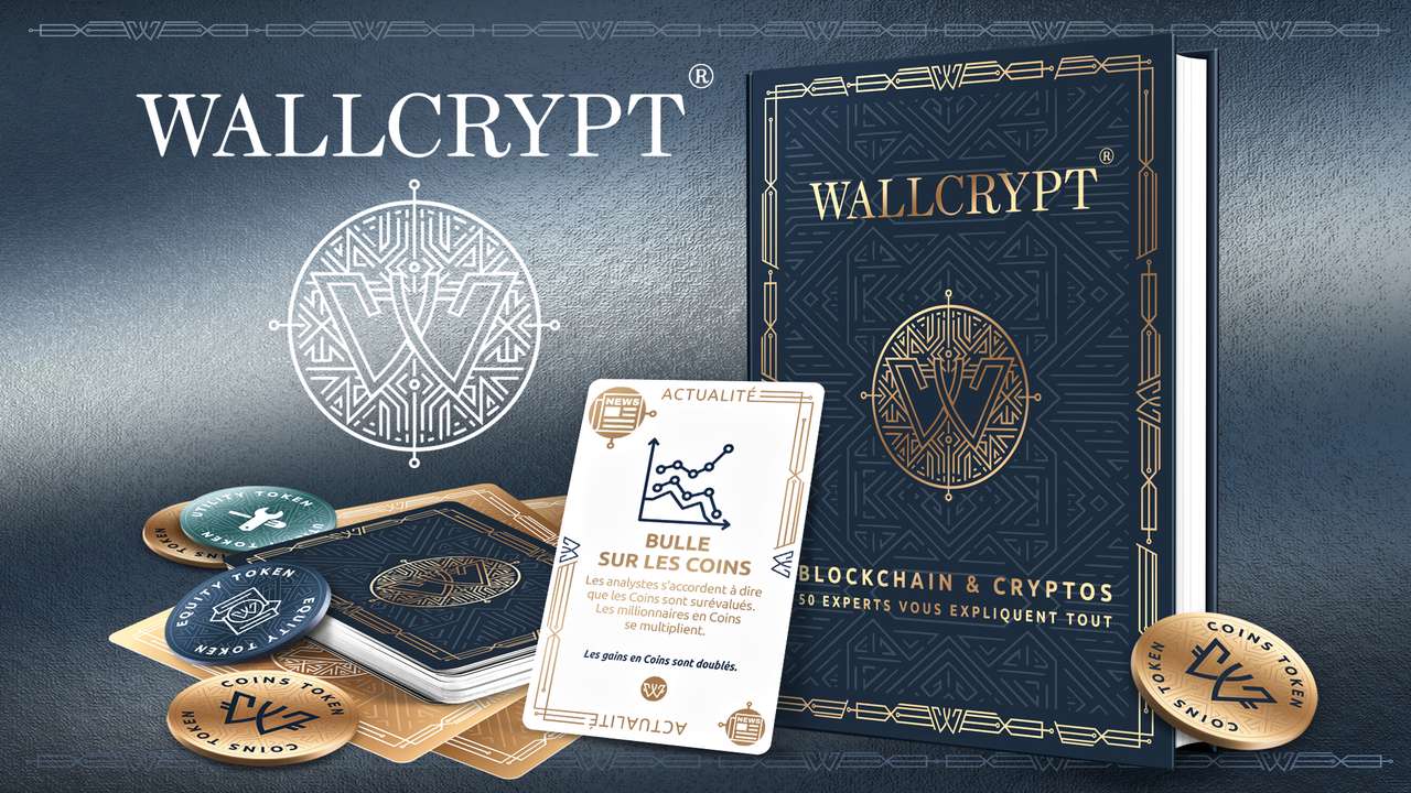 Wallcrypt lance un livre sur la blockchain et un jeu!